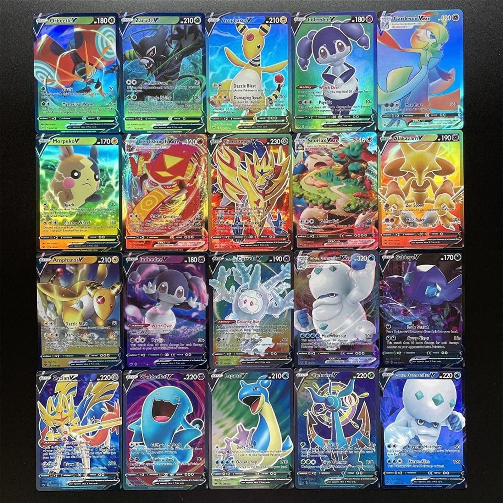 Buy YOMOCO 100 Collectible CardsVMAX Anime Cards GX TAG Team CardsKids ...