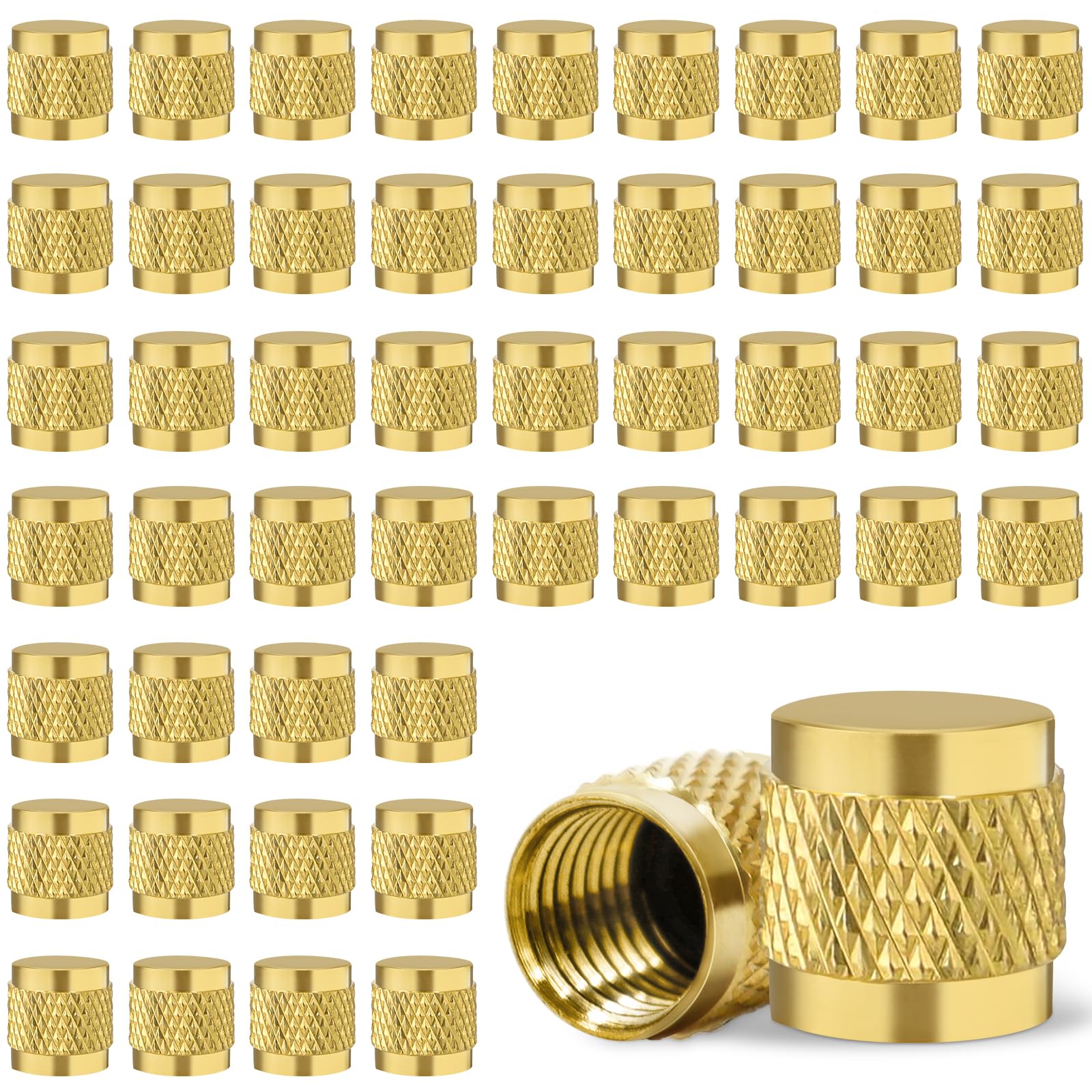 Amazon.com: CD2245 HVAC 1/4 Flare Cap, HVAC Valve Caps, Refrigeration ...