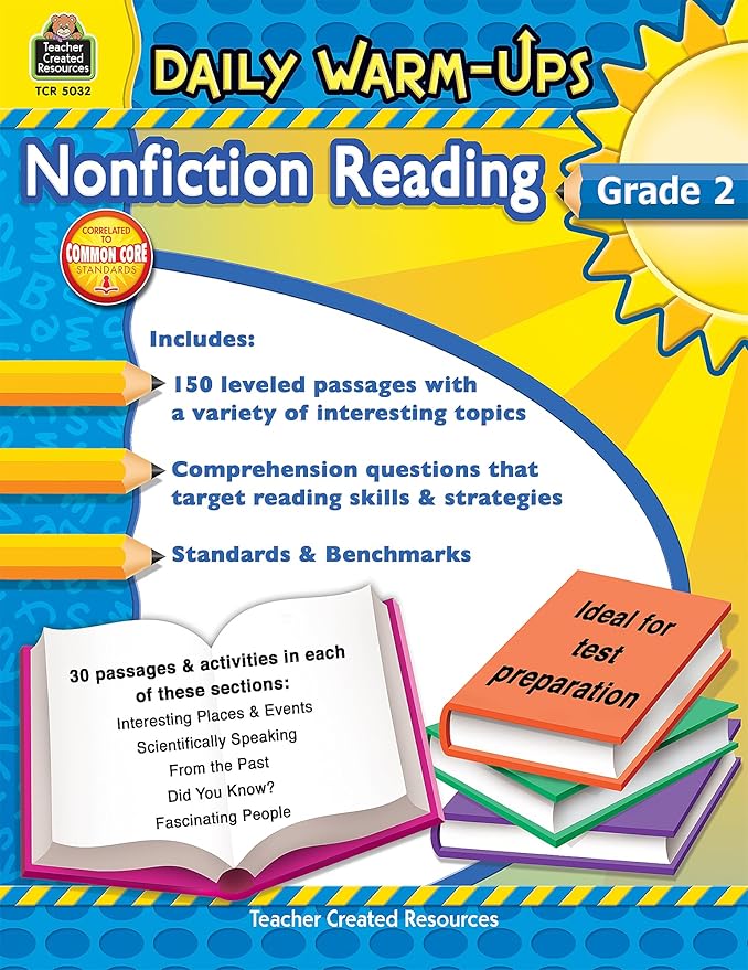 Amazon.com: Teacher Created Resources Daily Warm-ups: Nonfiction ...
