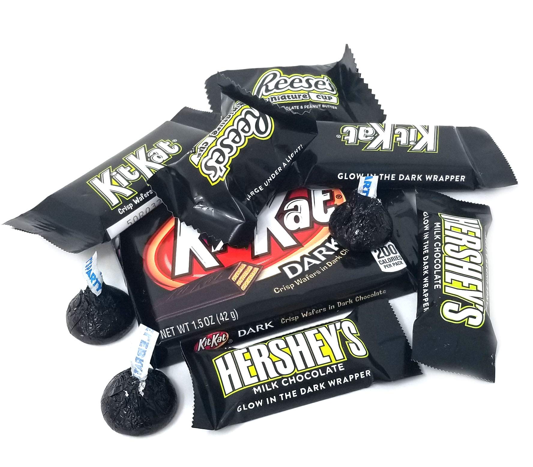 Buy Black Wrap Chocolate Candy Assortment - Kit Kat Dark Chocolate, Kit ...