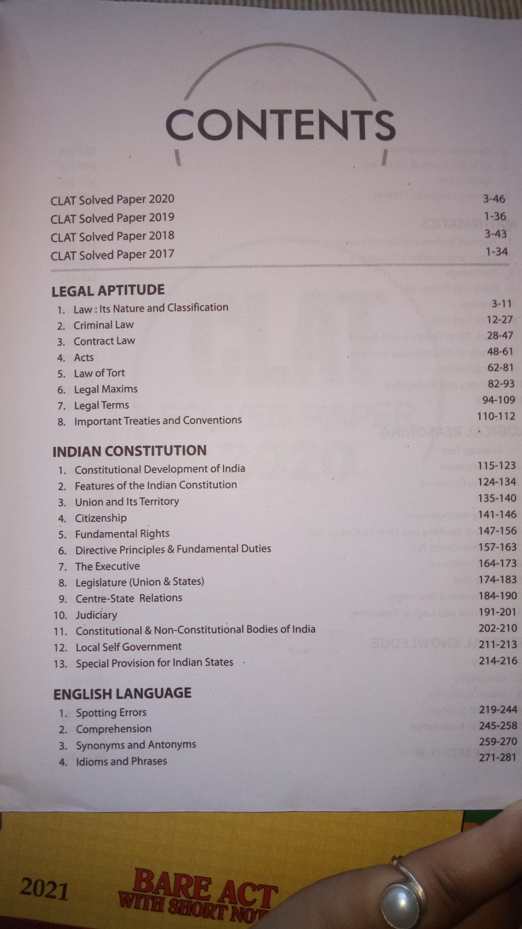 Self Study Guide CLAT 2021 (Old Edition) : Arihant Experts: Amazon.in ...