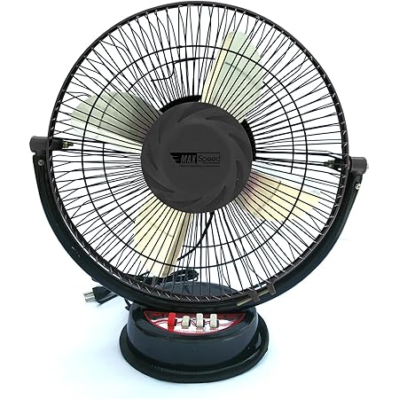 Buy Longway Speedy Black Table Fan, P1 300 mm, Ultra High Speed, 3 ...