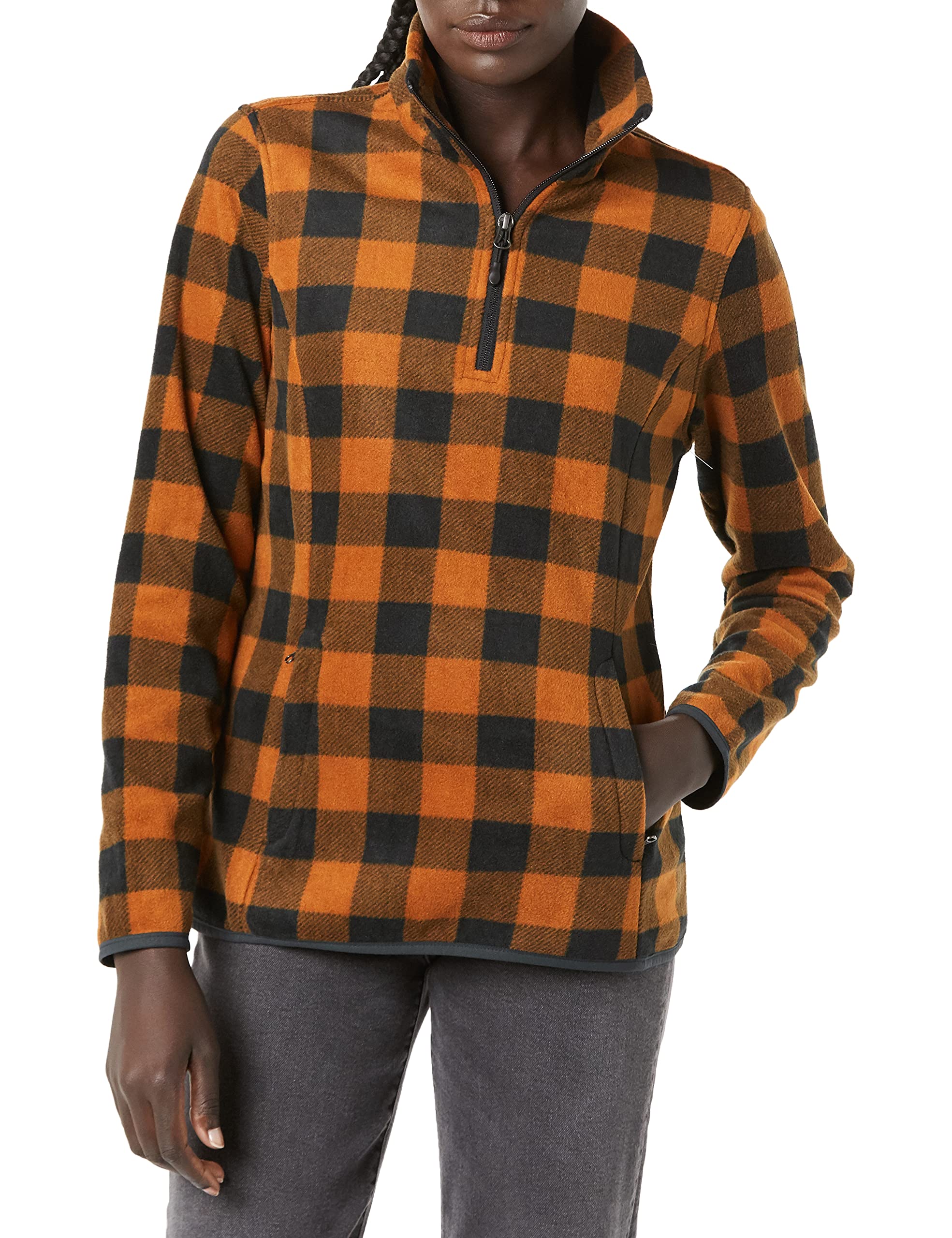 Amazon Essentials Womens Quarter-Zip Polar Fleece Jacket : Amazon.ca ...