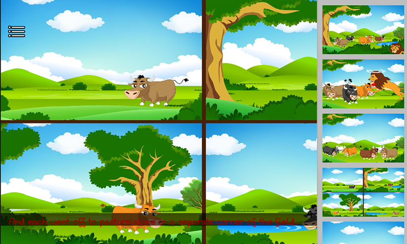 The Four Oxen And The Lion By Tinytapps - App on the Amazon Appstore