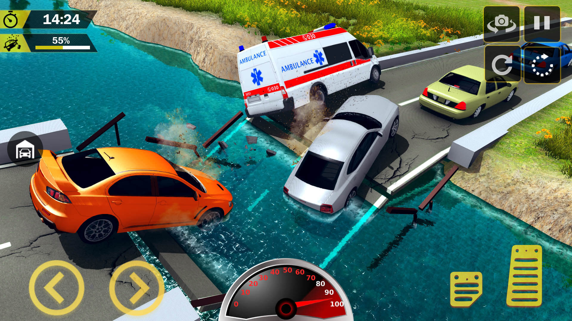 Real Car Crash VS Broken Bridge Simulator Games 3D - App on Amazon Appstore