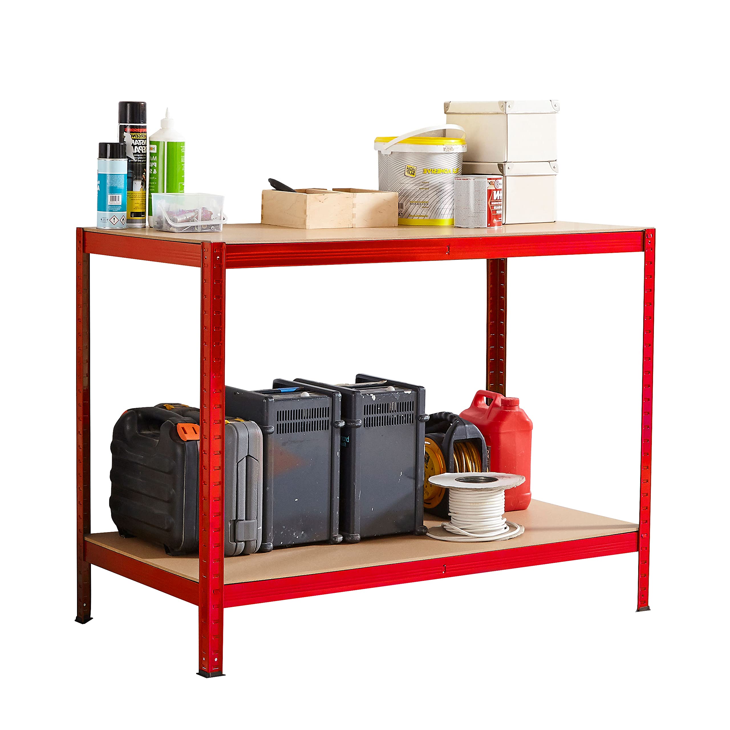 Homemade Metal Workbench VonHaus Work Bench, Heavy Duty Workbench With