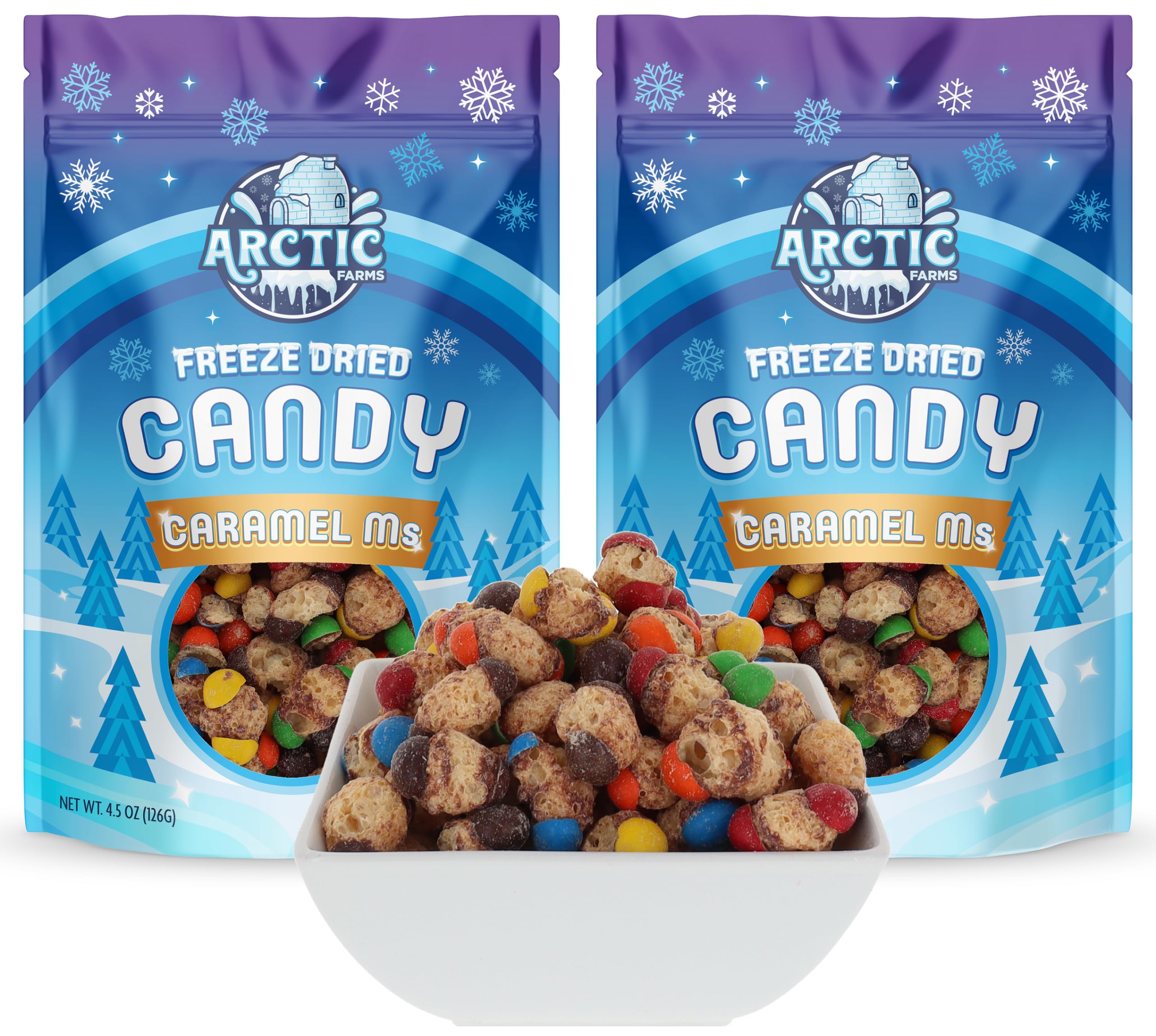 Amazon.com : Arctic Farms Freeze Dried Candy Caramel's Chocolate ...