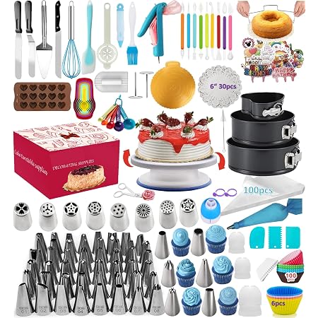 Amazon.com: NEW!!! 110pc Ultimate Cake Decorating Supplies Kit ...