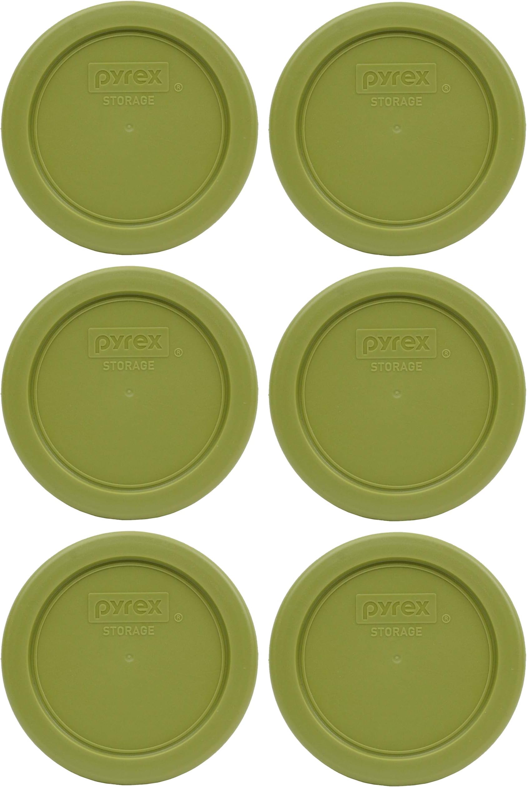 Amazon.com: Pyrex 1 Cup Round Plastic Cover Lids, 6-Pack, Blue: Home ...