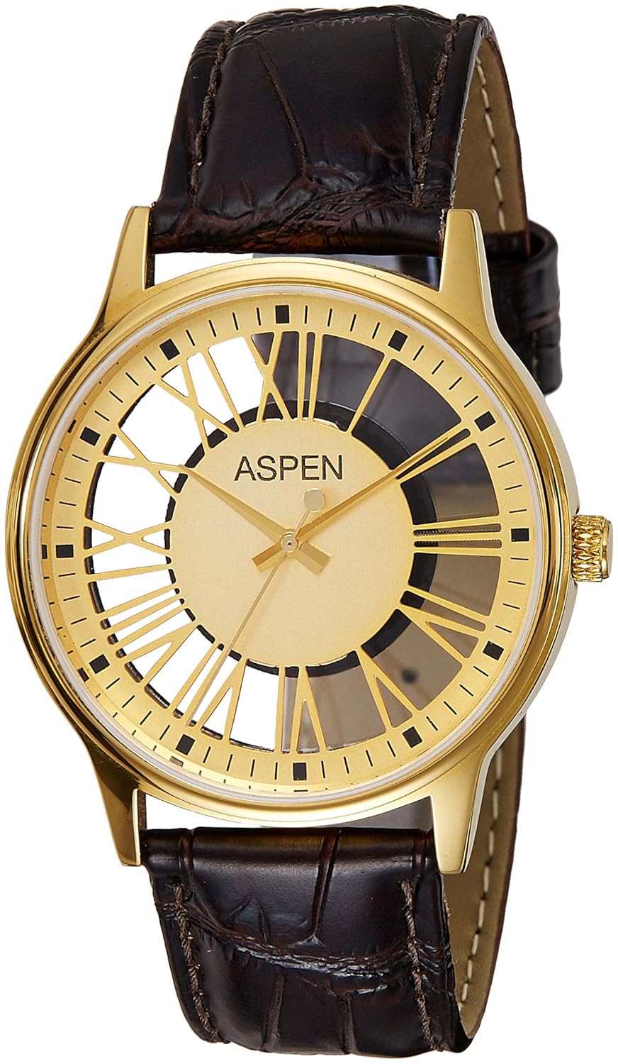 Aspen Analog Gold Dial Men's Watch - AM0081 : Amazon.in: Fashion