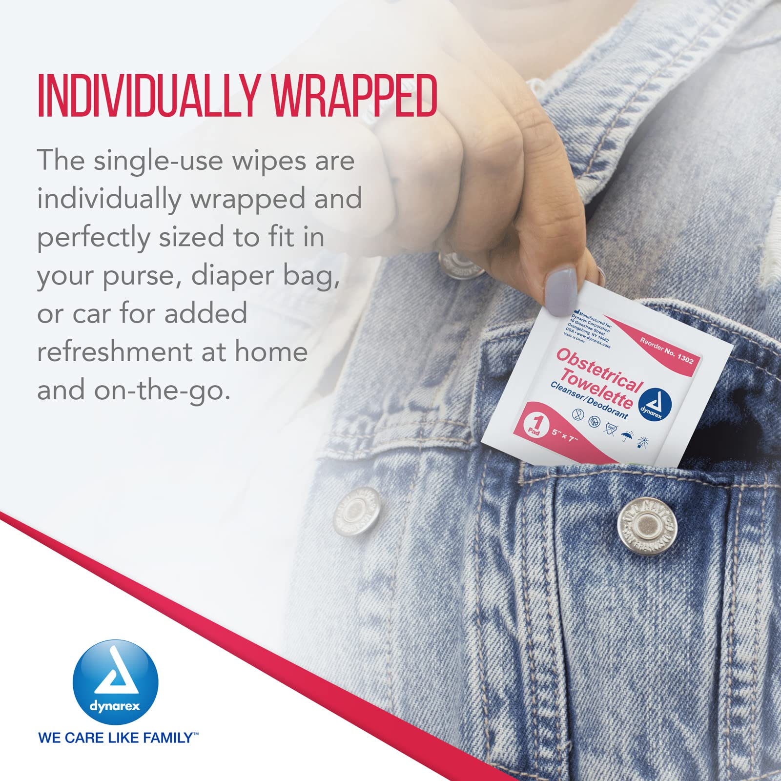 Snapklik.com : Dynarex 1302 Obstetrical Towelette, Benzalkonium ...