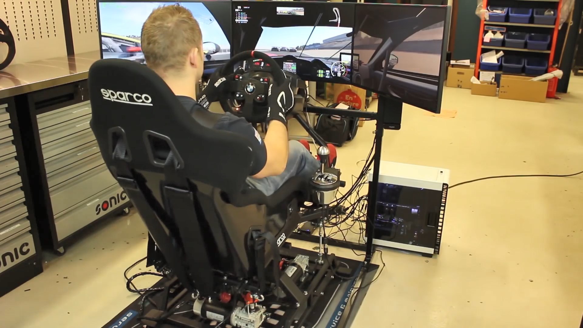 Watch DOF Reality Affordable Racing Flight Motion Simulator Action on ...