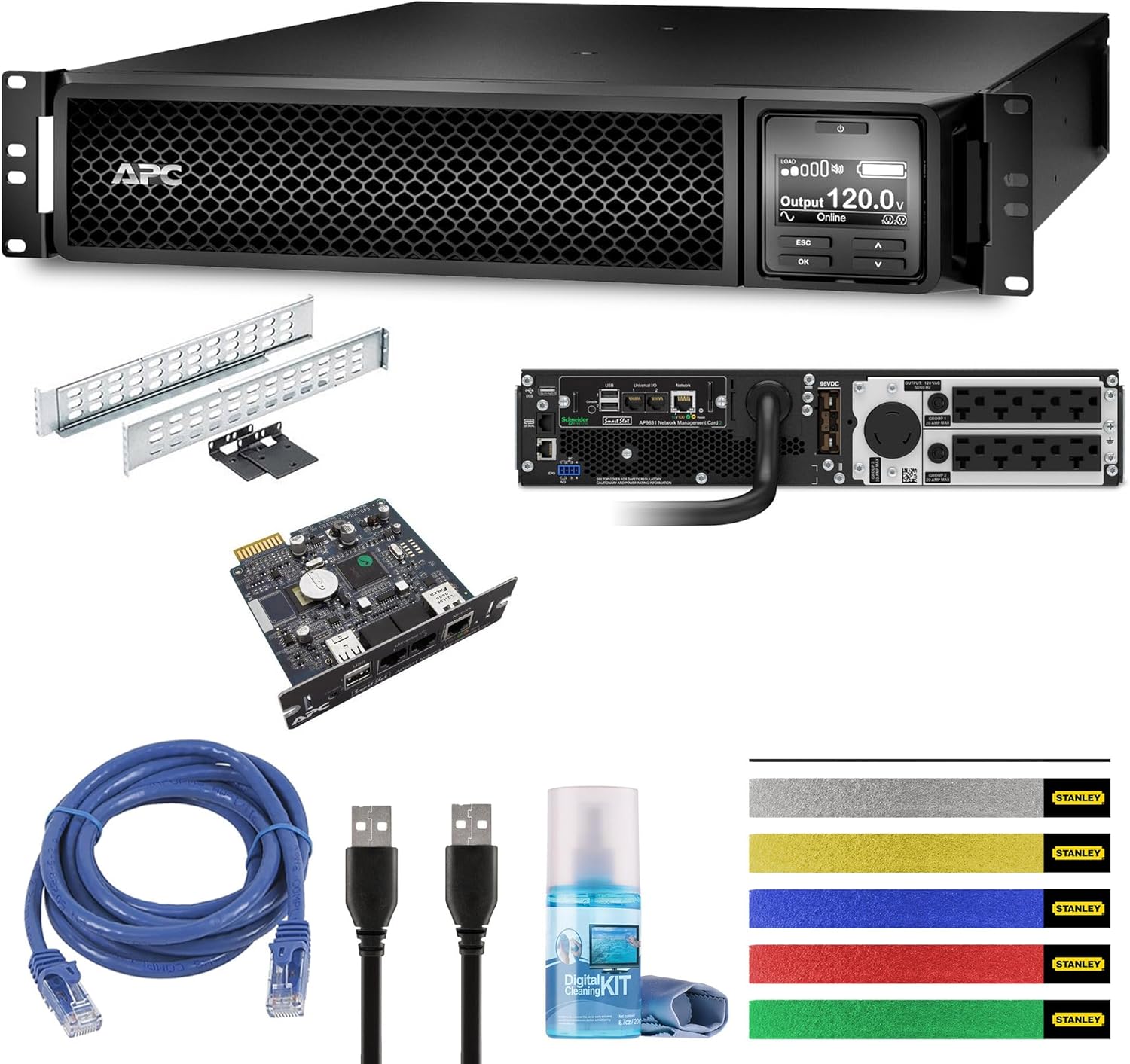 Amazon.com: APC UPS 3000VA Smart-UPS Single Phase Online ...