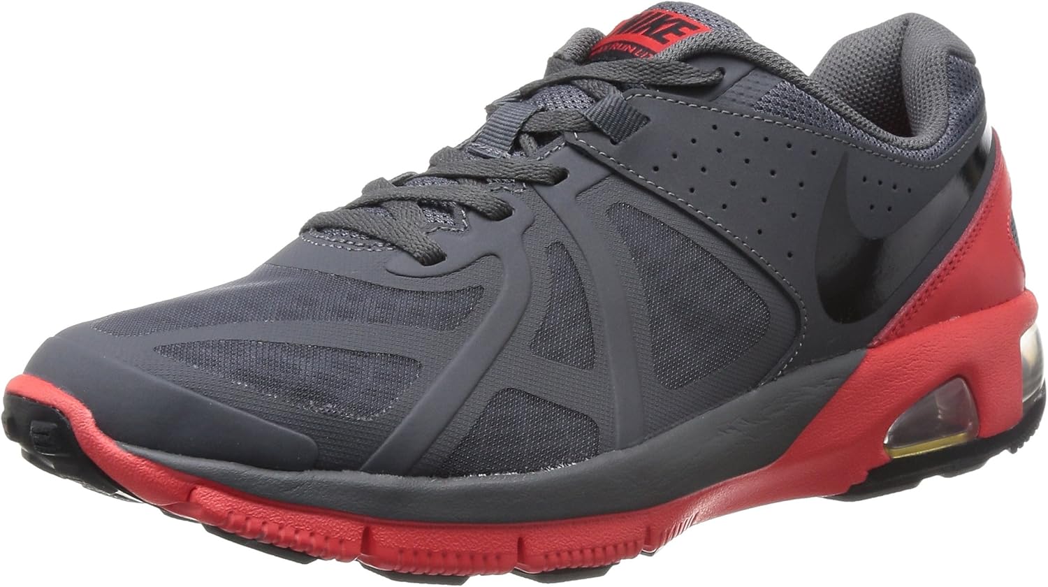 Amazon.com | Nike Black Air Max Run Lite 5 Running Shoes - Men | Road ...