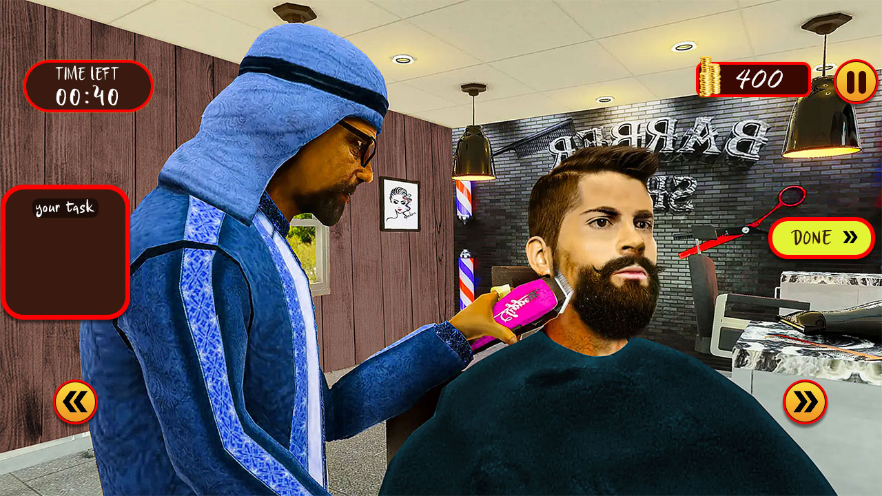 Real Barber Hair Tatoo Cutting Games 2024: Beard Stylist Simulator 3D ...