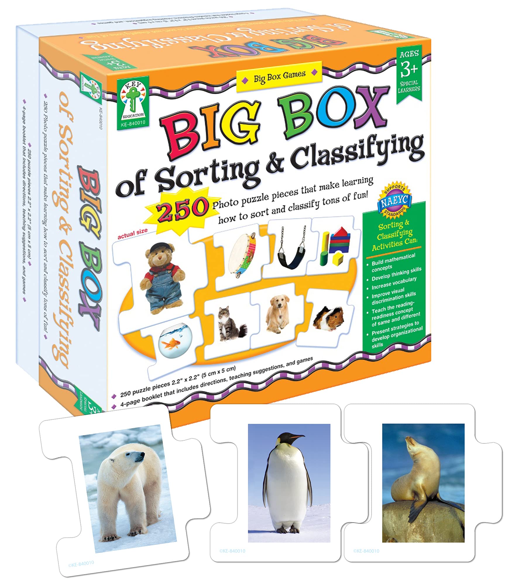 Buy Key Education Big Box of Sorting & Classifying Puzzles—Colorful ...