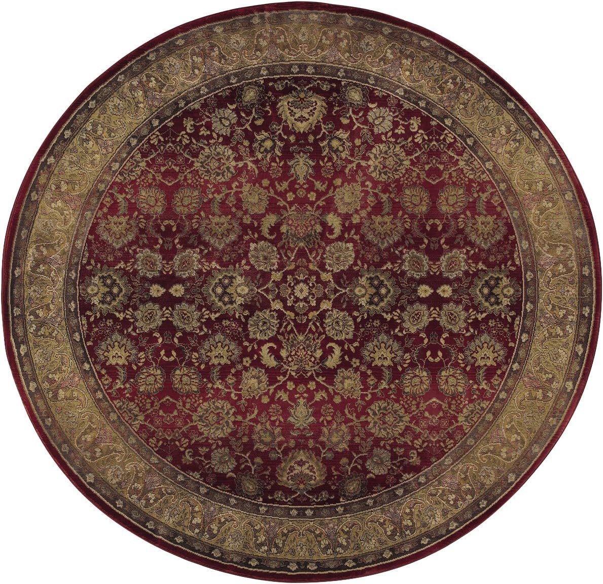 Amazon.com: Generations Collection Woven Rug (#3434R) 8'0" X 8'0" Round ...