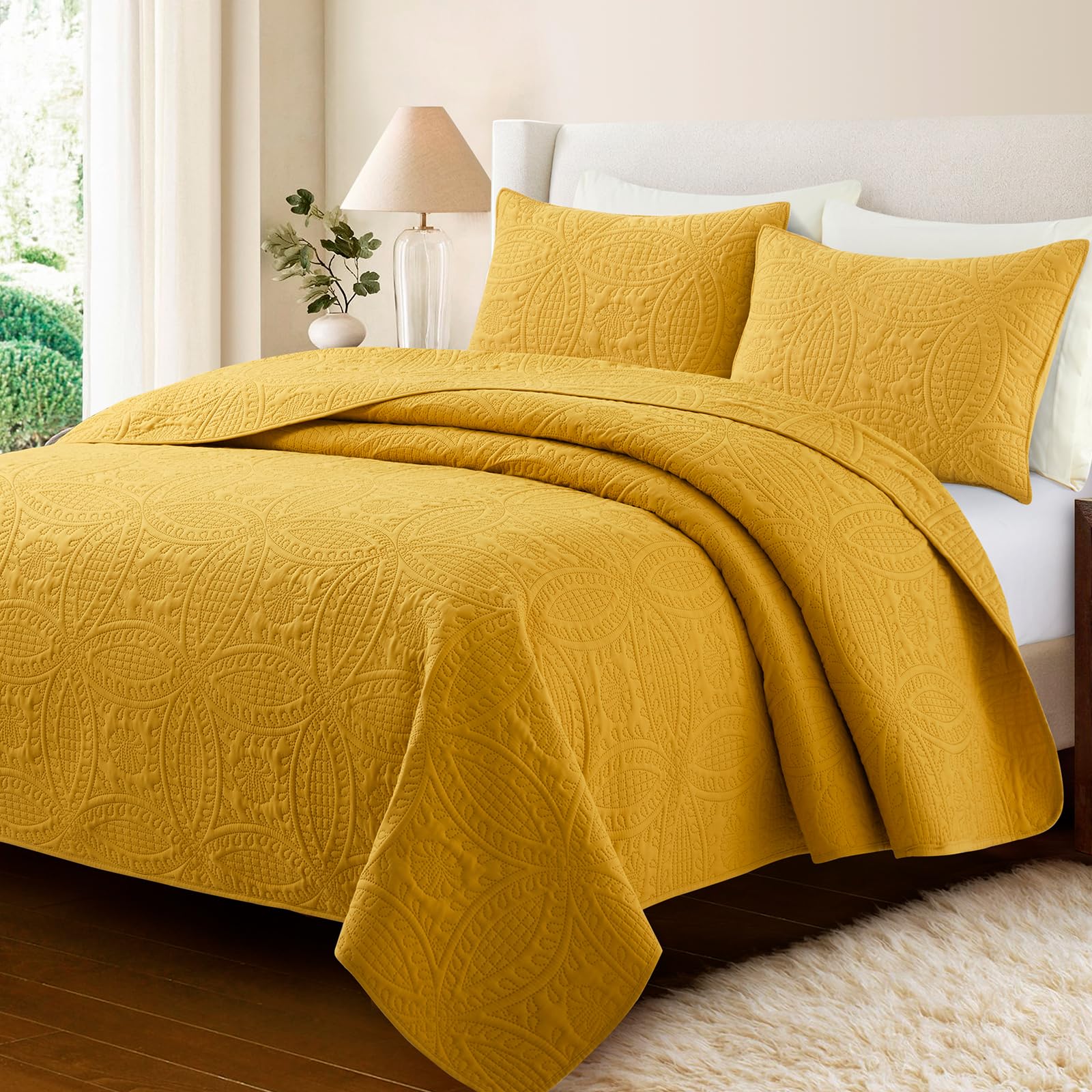 Quilted Bedspreads King Size Reversible Plaid Quilted Bedspread ...