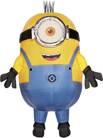 Amazon.com: Spirit Halloween Minions Kids Stuart Inflatable Costume | Officially licensed ...