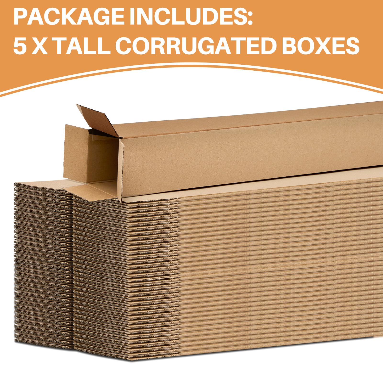 Snapklik.com : Qilery 5 Pcs 4 X 4 X 40 Inch Golf Club Shipping Boxes 4L ...