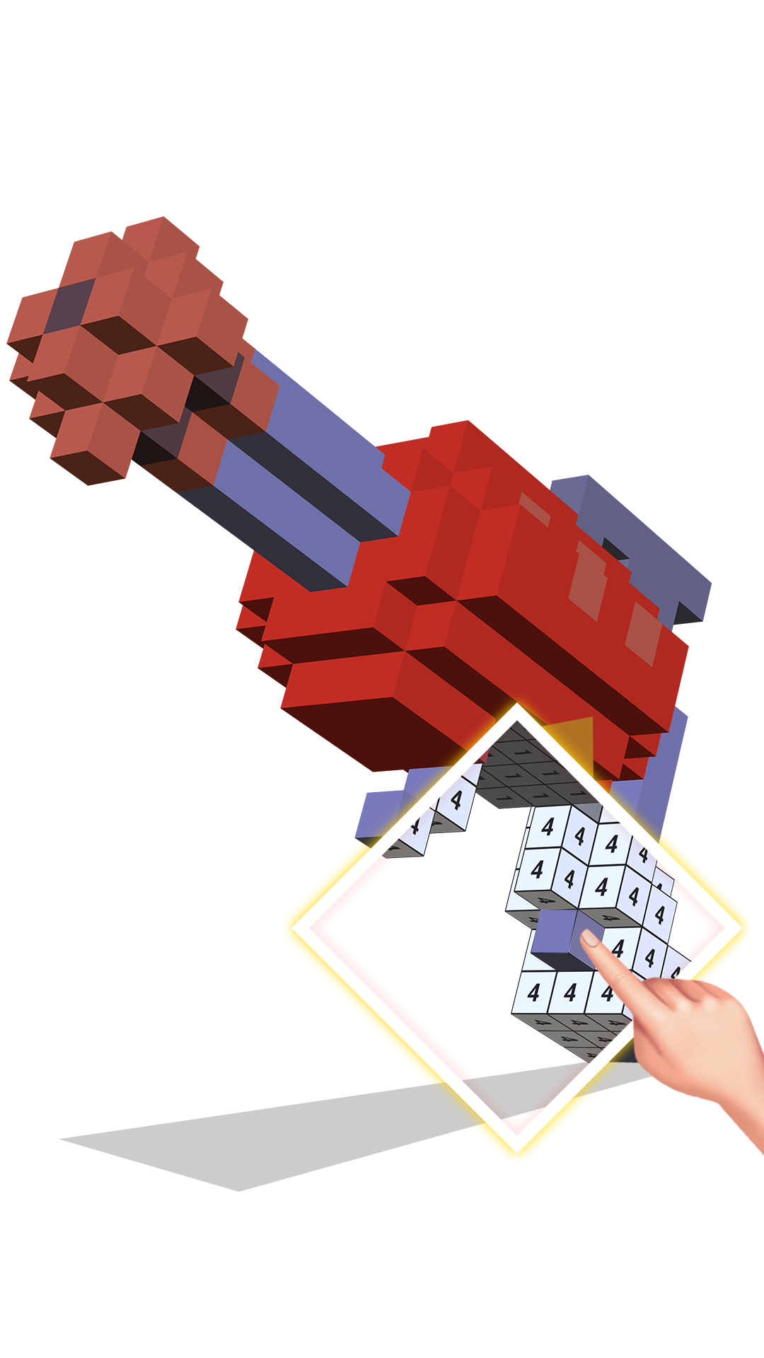 Guns 3D Color By Number - Weapons Voxel Coloring Book - App on Amazon ...