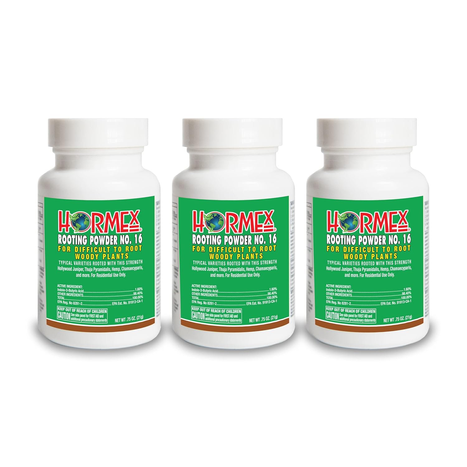 Amazon.com : Hormex Rooting Powder #16 (3 Pack) - Rooting Hormone for ...