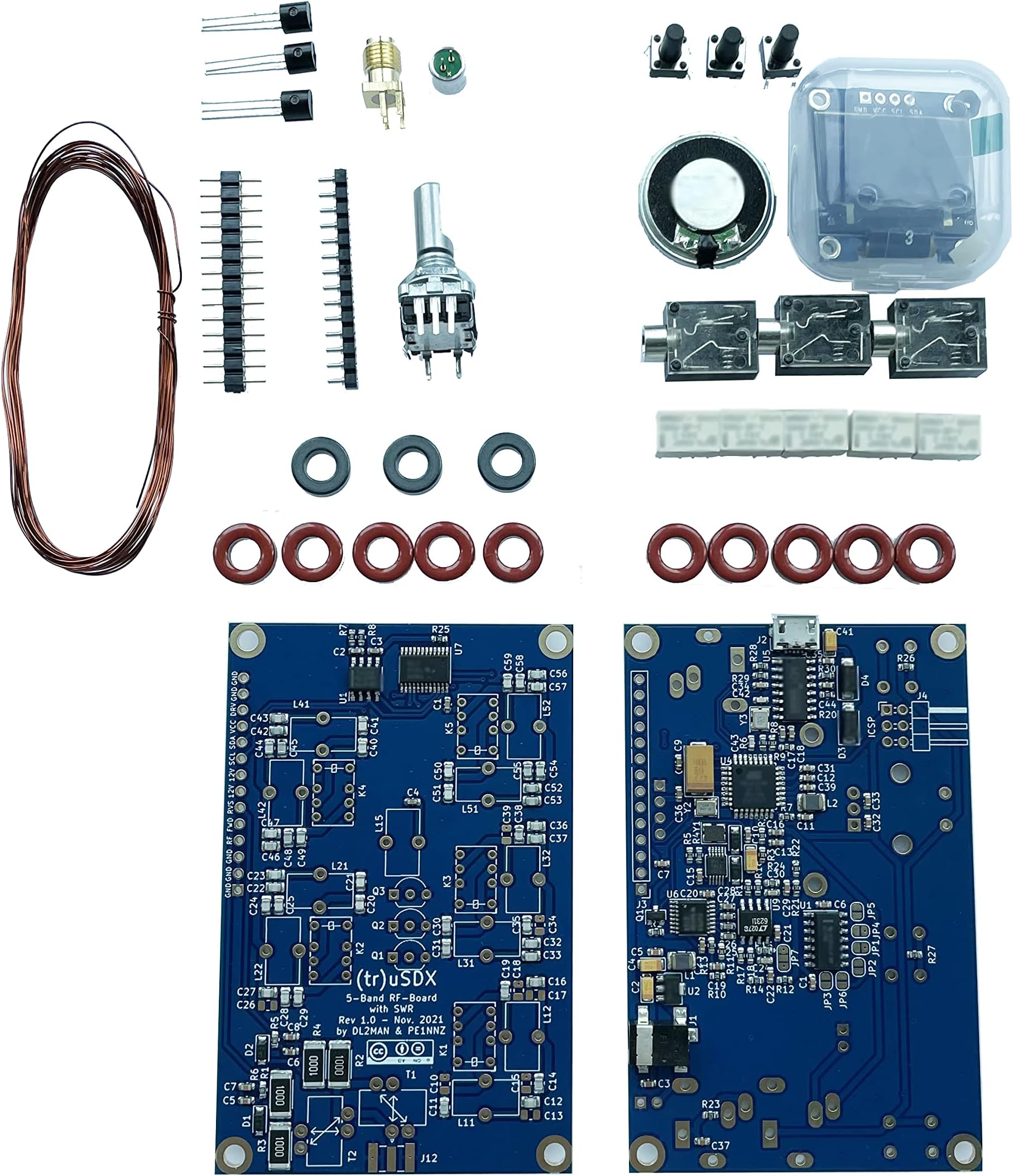 Amazon.com: uSDX transceiver tr usdx 5-Band Multimode QRP Kits by PE1NNZ and DL2MAN : Industrial ...