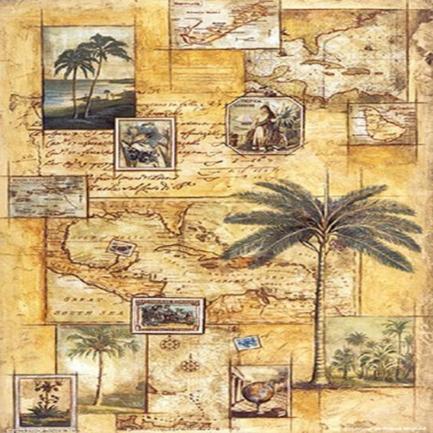 Amazon.com: Island Hopping by Robert Hoglund 7 X 5 Art Print Poster ...