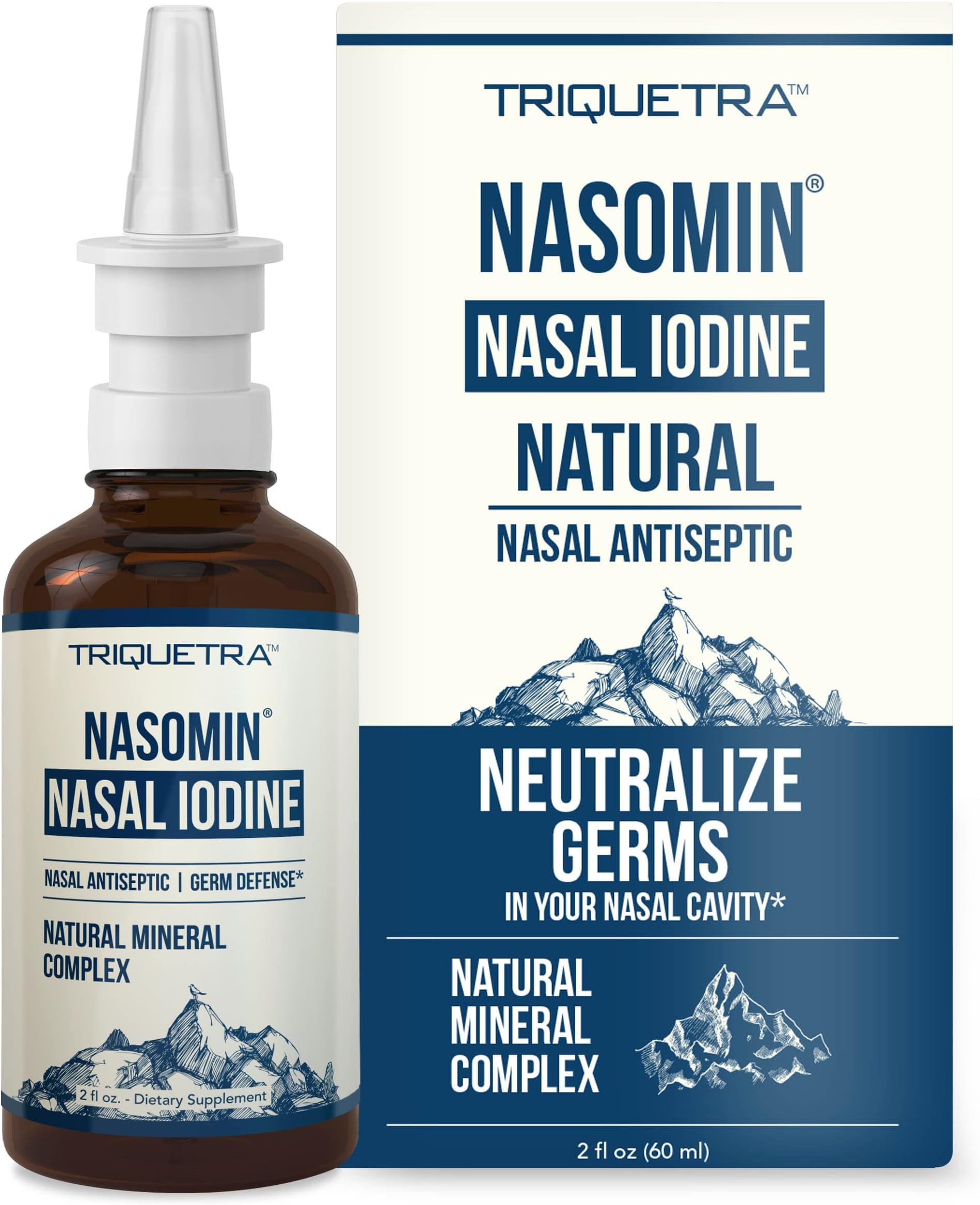 Amazon.com: ioMist Saline Nasal Spray with Molecular Iodine ...