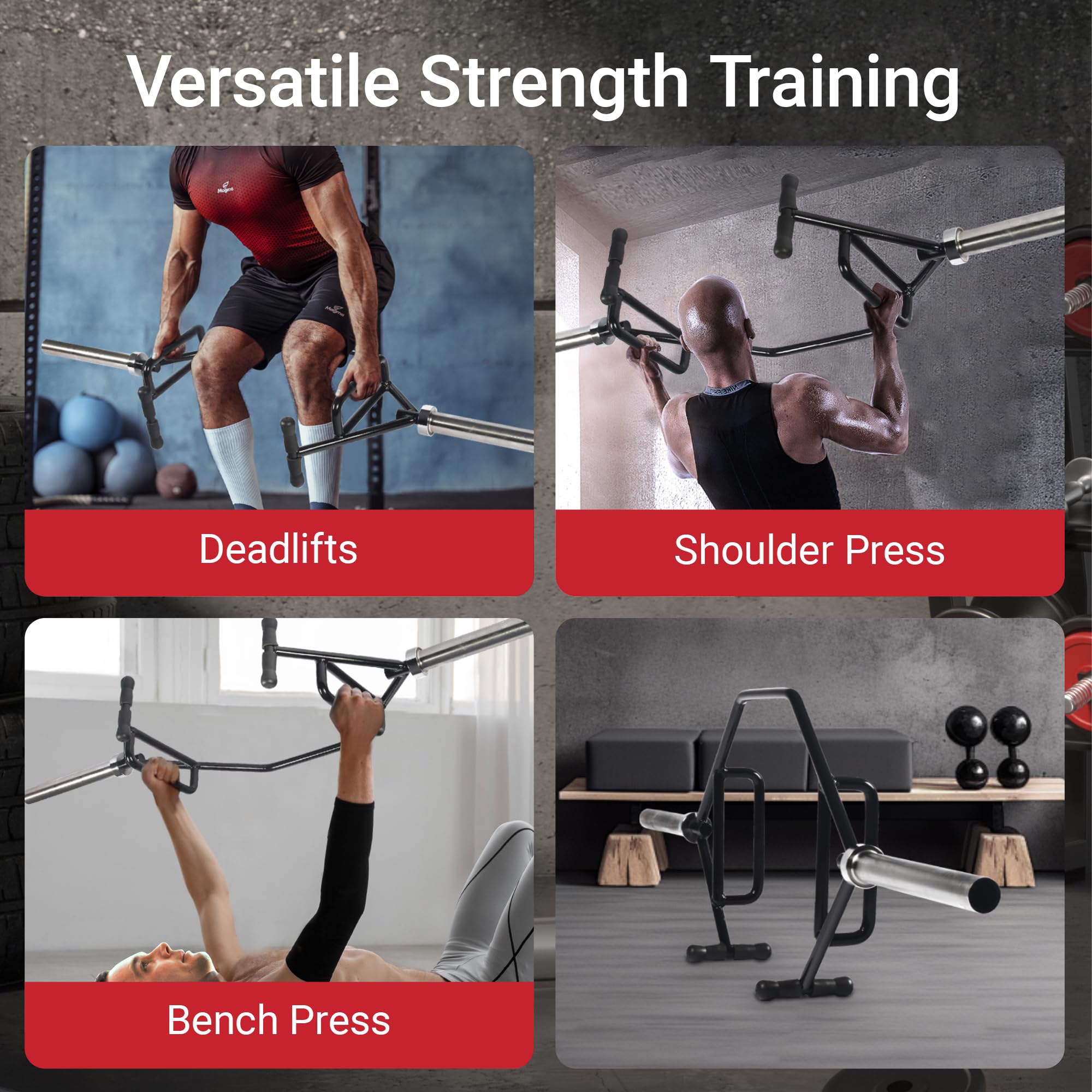 Snapklik.com : Fitvids Olympic 2-Inch Hex Weight Lifting Trap Bar