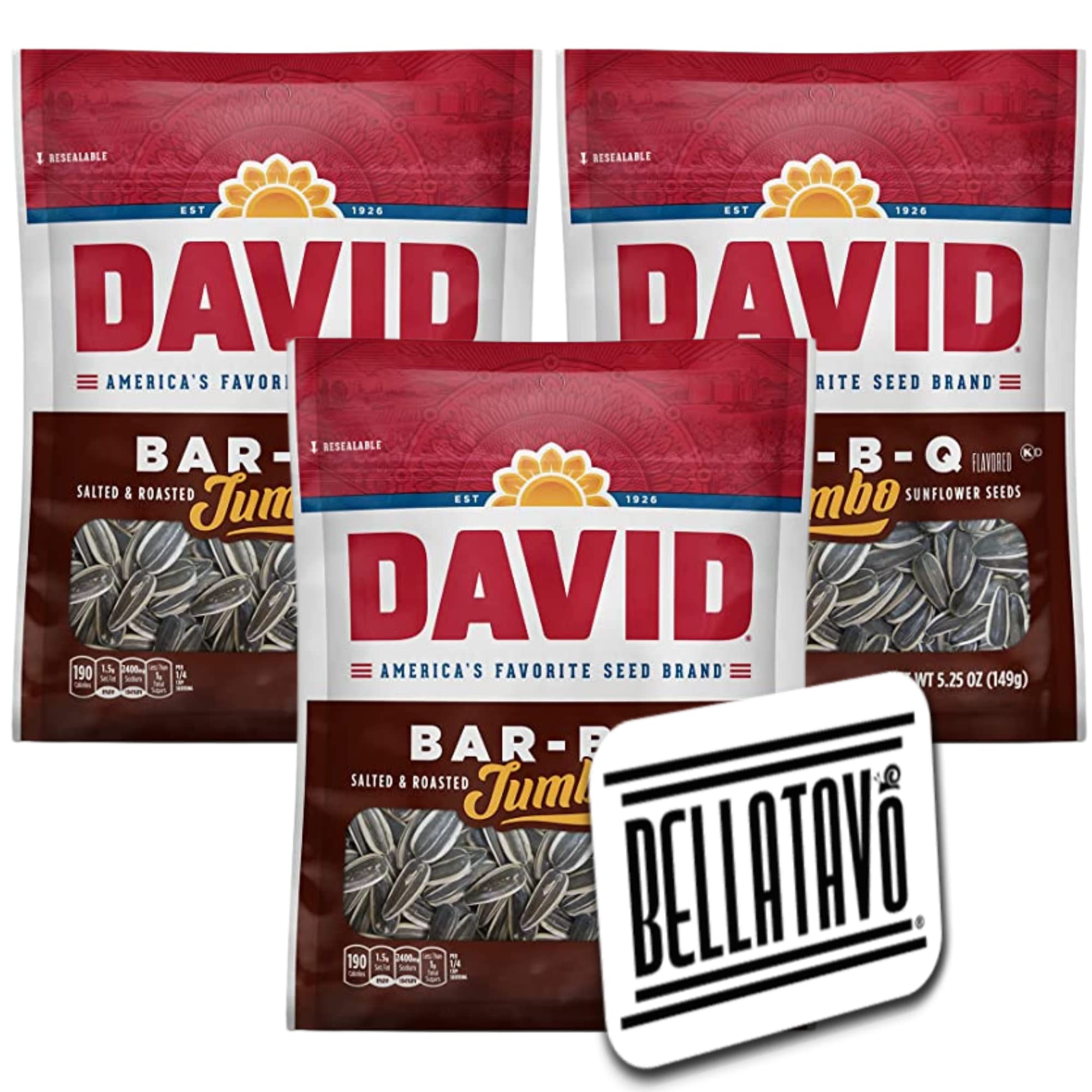 David Graines De Tournesol Barbecue Snack Pack BBQ Peanut 48 X 60 G
