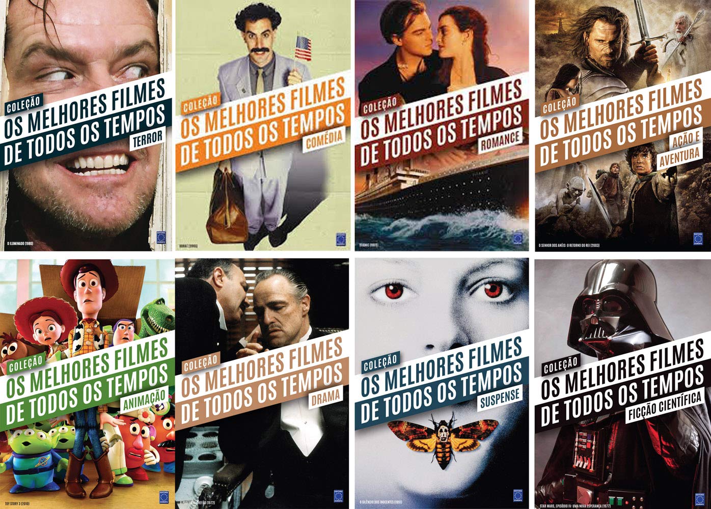 Coleção Os Melhores Filmes de Todos os Tempos (Completa - 8 volumes)