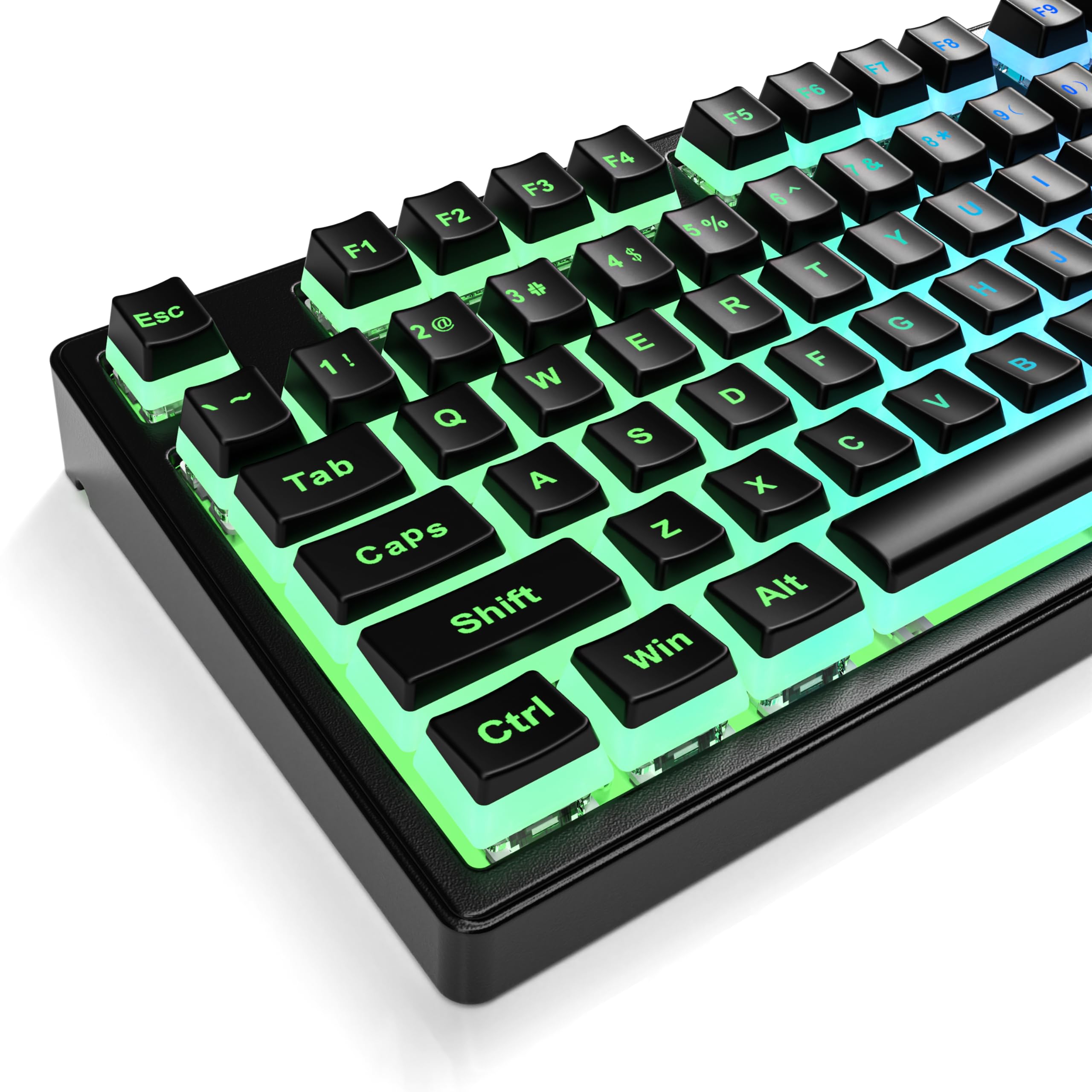 Amazon.com: SEUNKWANG Pudding Keycaps, PBT Keycaps 132 Keys Set Custom ...