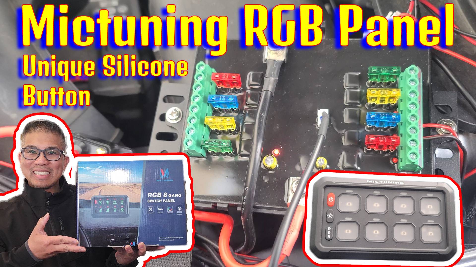Watch Mictuning RGB 8 Gang Switch Panel on Amazon Live
