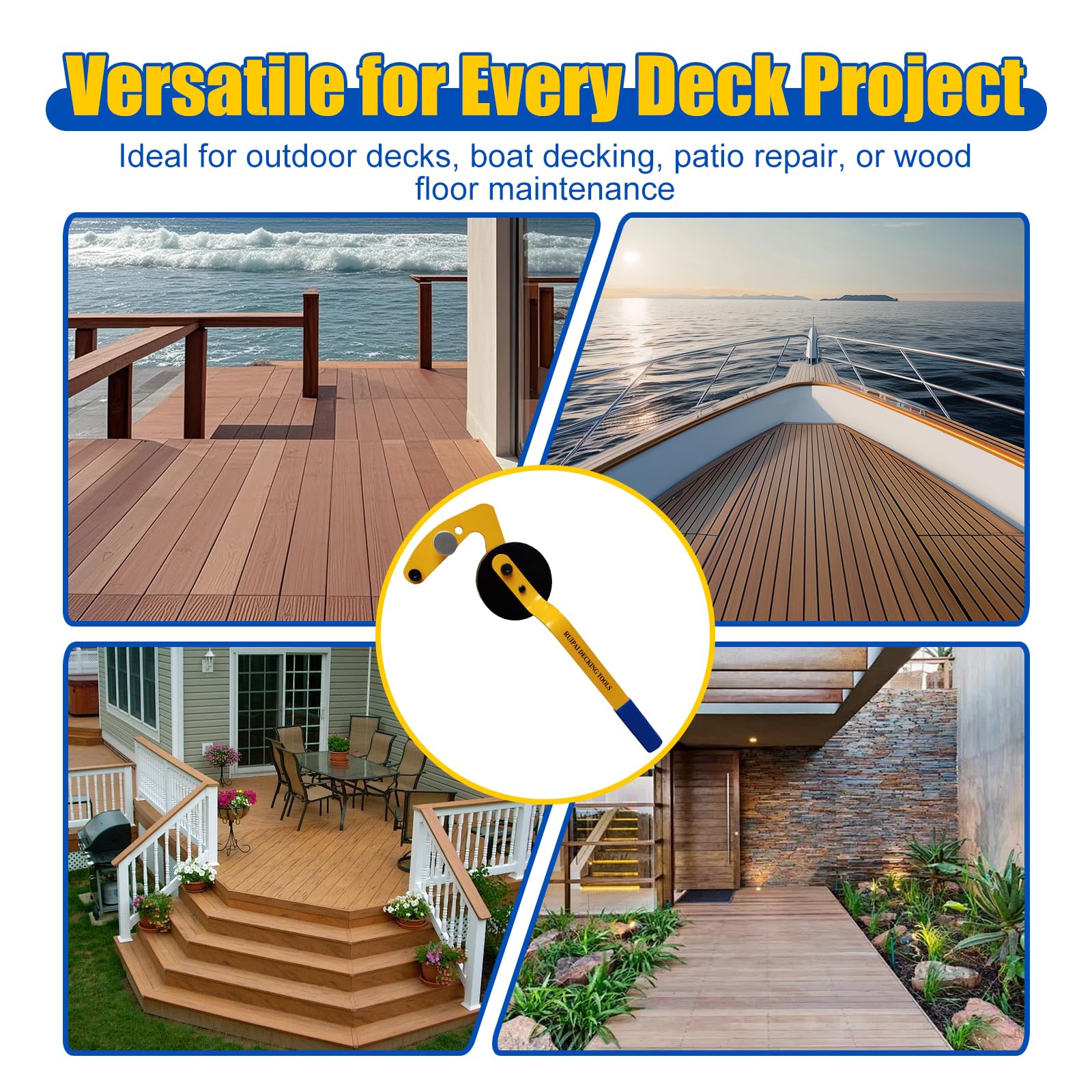 Snapklik.com : Technohom Deck Board Straightening Tool Board Bender ...