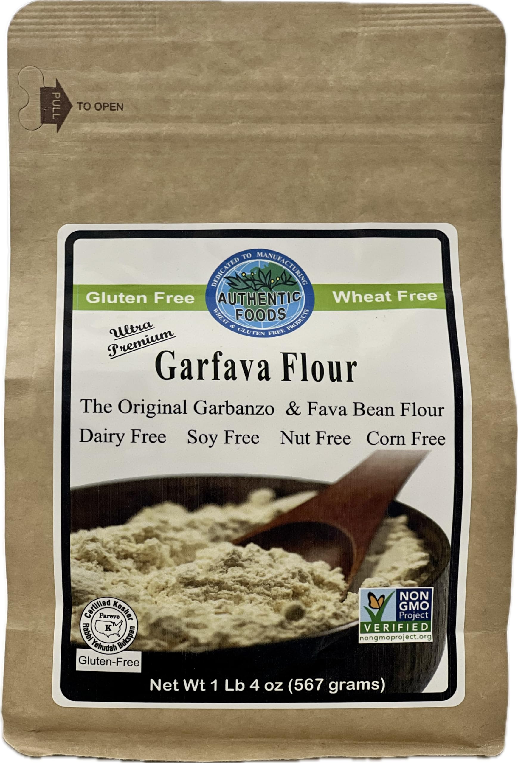 Amazon.com : Authentic Foods Garfava Flour : Bean Flours : Grocery ...