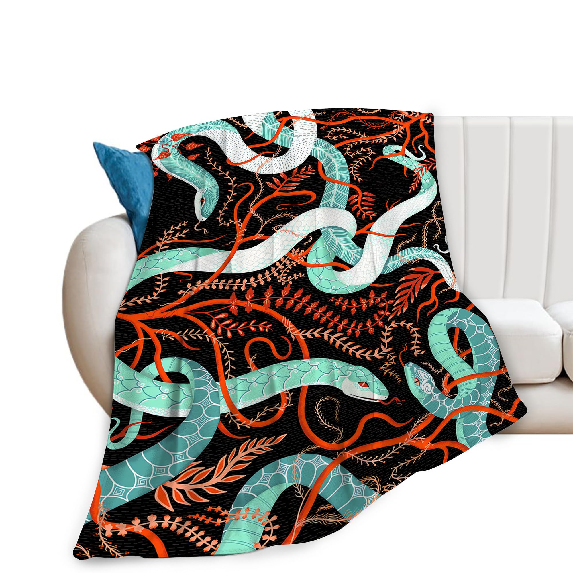 Amazon.com: Snake Blanket Throws Snake Gifts Snake Throw Blanket for ...