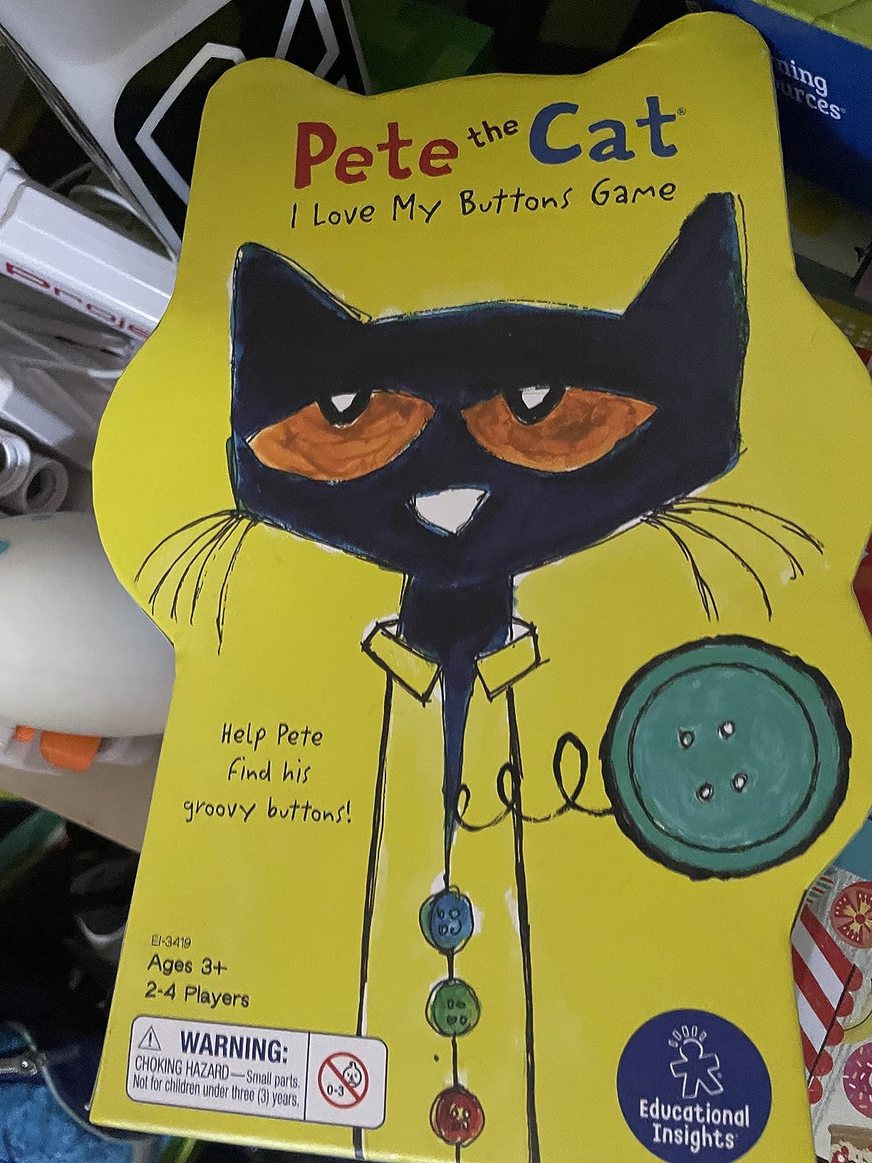 $5/mo - Finance Educational Insights Pete The Cat I Love My Buttons ...