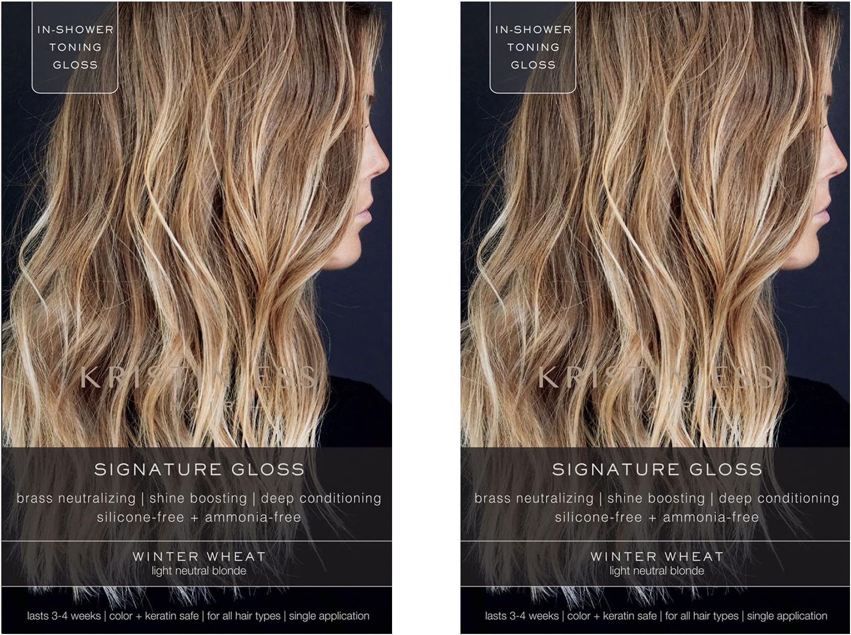 Amazon.com : Kristin Ess Light Blonde Hair Dye Gloss Treatment in ...