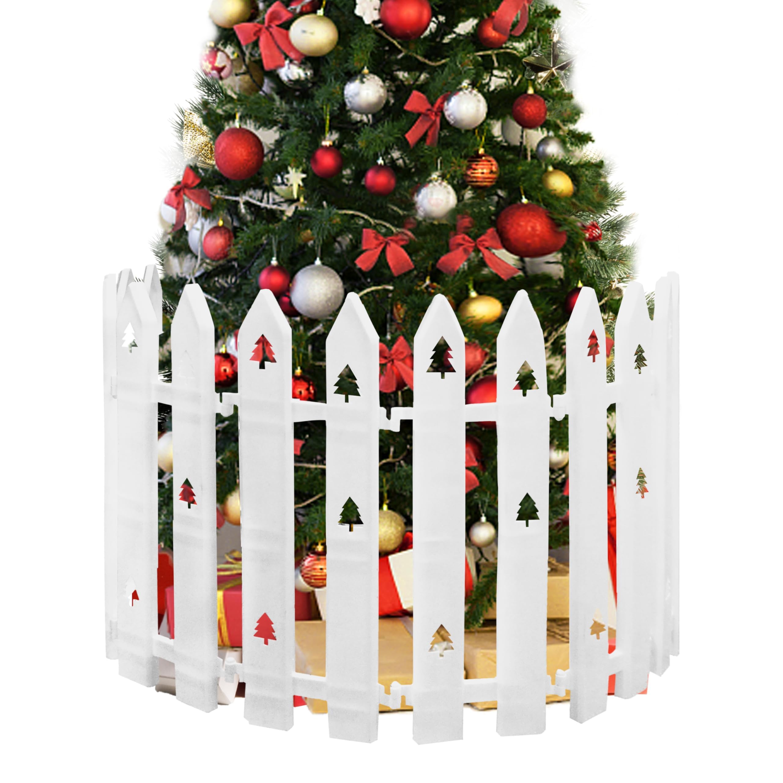 Snapklik.com : Extra Height 16” Christmas Tree Fence,Christmas Tree ...