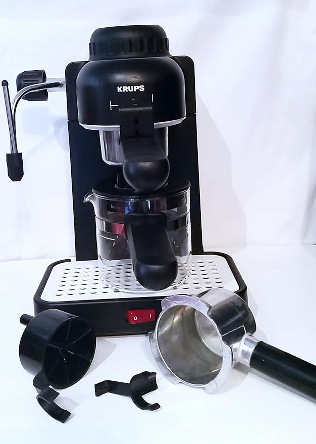 Amazon.com: Krups Model 963 Black Espresso / Cappuccino Maker 4 CUP ...