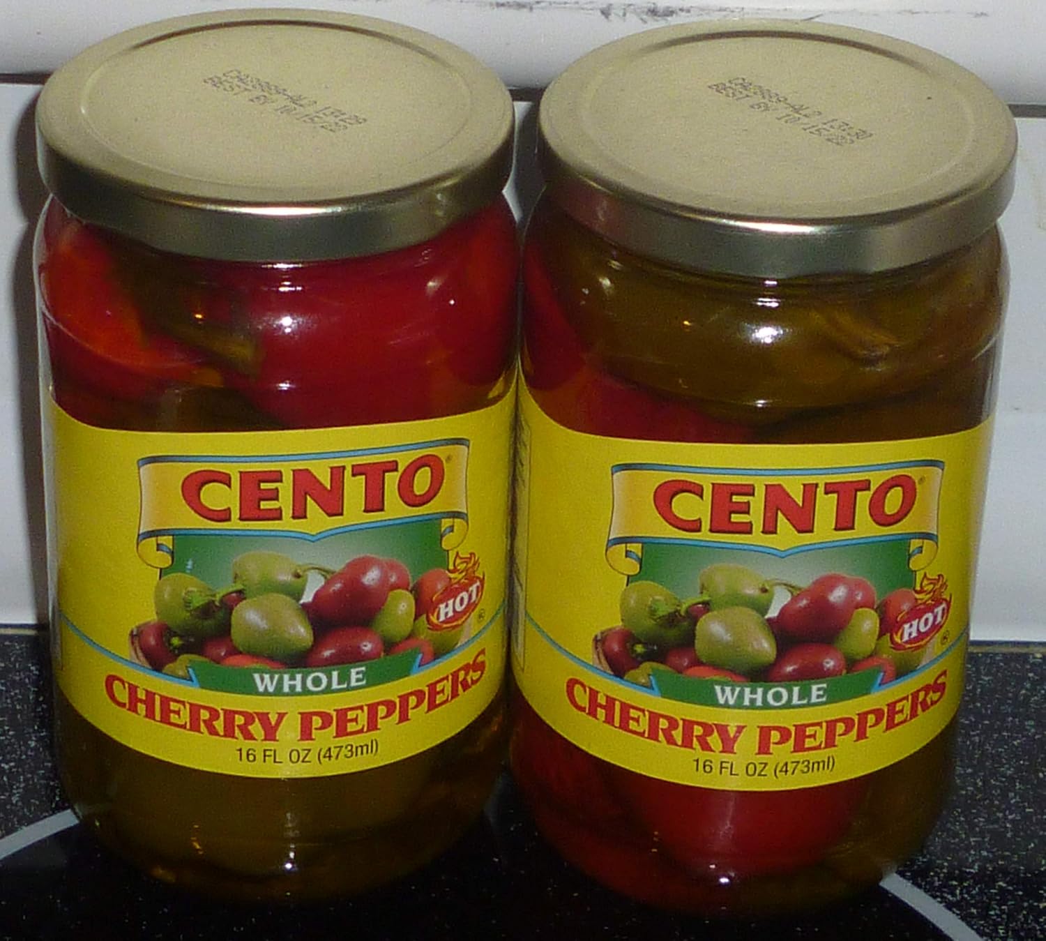 Amazon.com : Cento Fancy Whole Hot Cherry Peppers, (2 Pack) : Ground ...