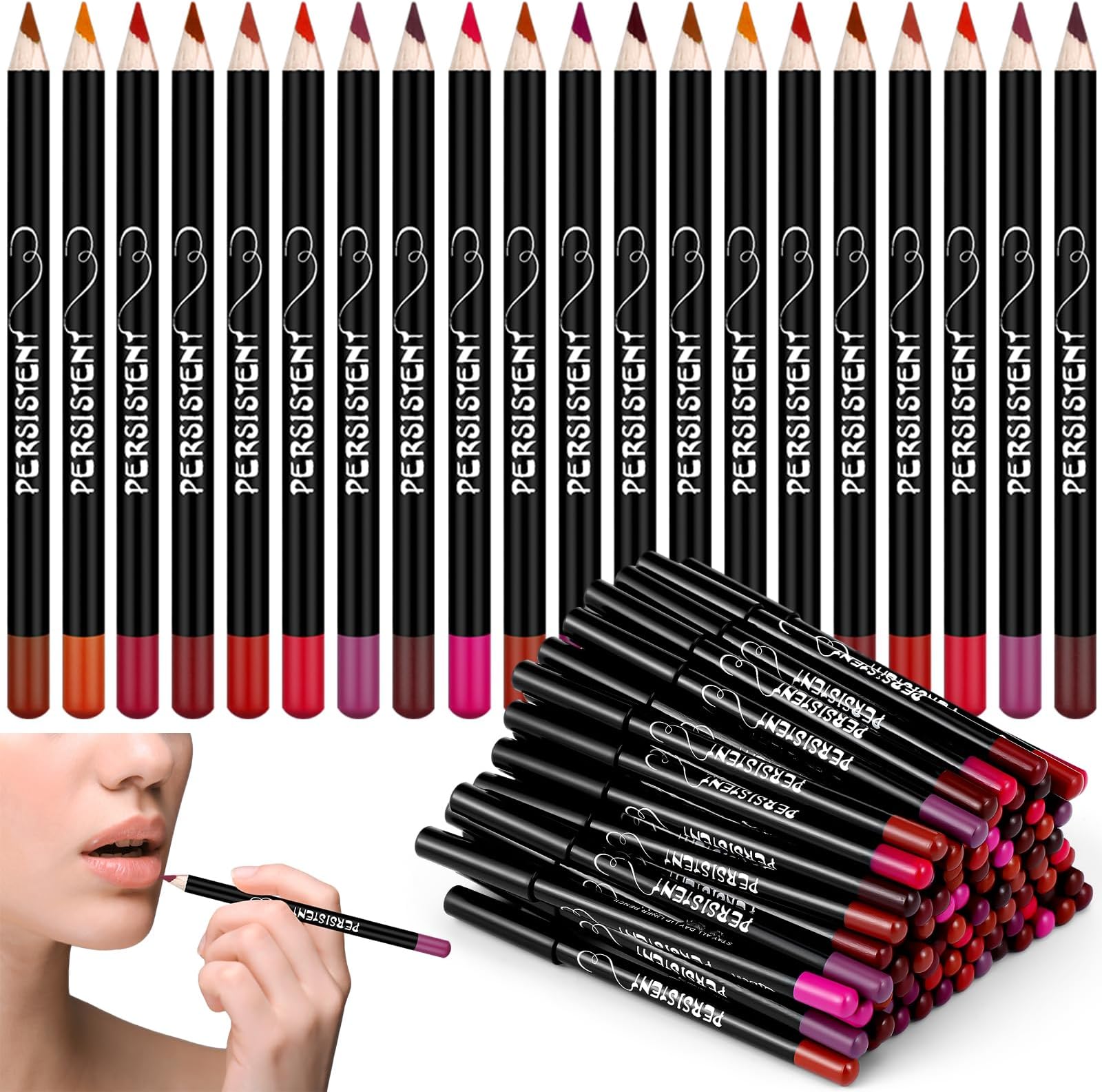 Amazon.com : 54 pcs NABI Lip Liner Pencils : Lipstick Set : Beauty ...