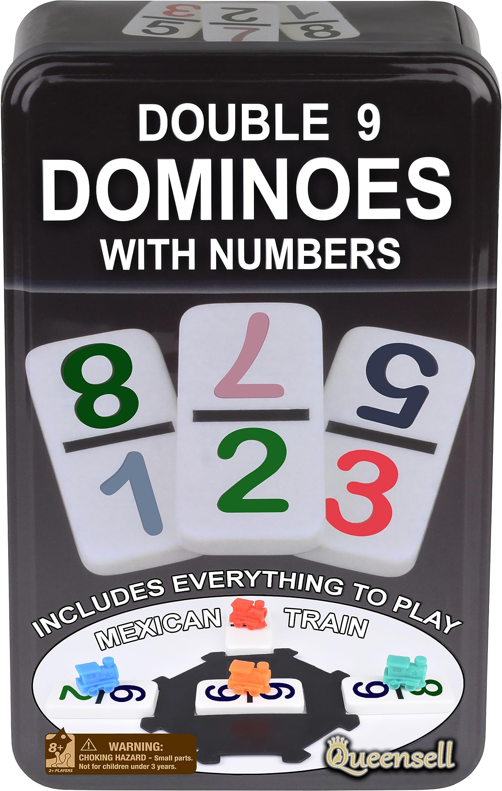 Amazon.com: Spinner To Go, Number Dominoes, White : Toys & Games
