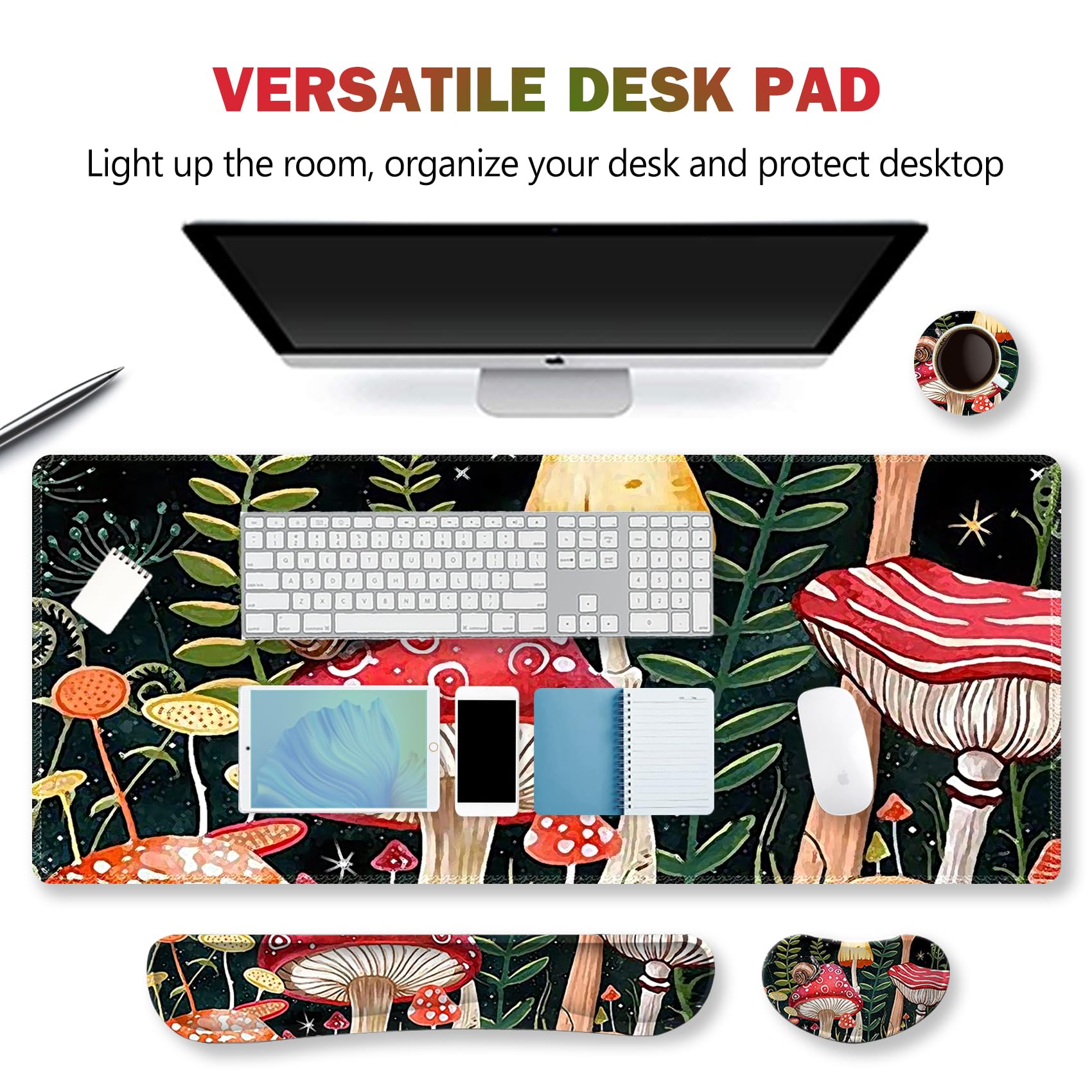 Snapklik.com : Large Gaming Mouse Pad, Keyboard Wrist Rest Pad & Wrist ...