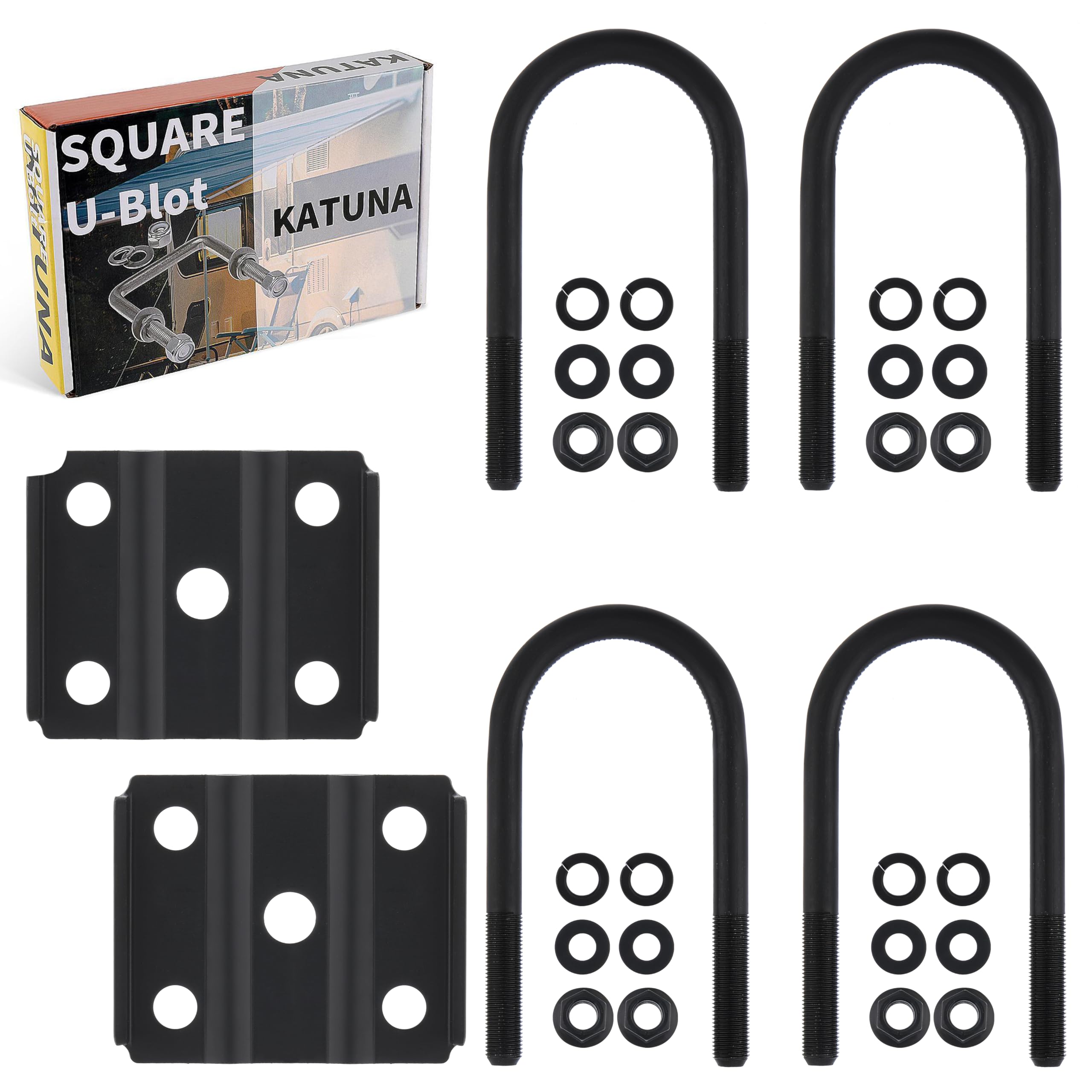 Snapklik.com : KATUNA U Bolt Kit For 3500 Lbs, 2-3/8" Round Trailer ...