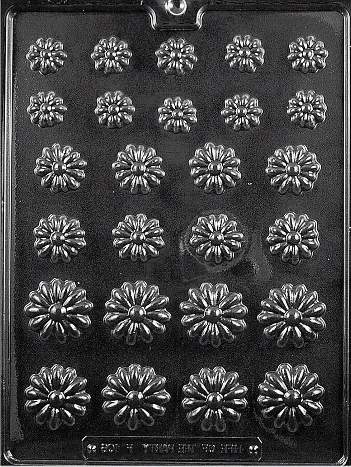 Amazon.com: Chocolate Molds Daisy Assortment Mold Candy Chocolate Soap ...
