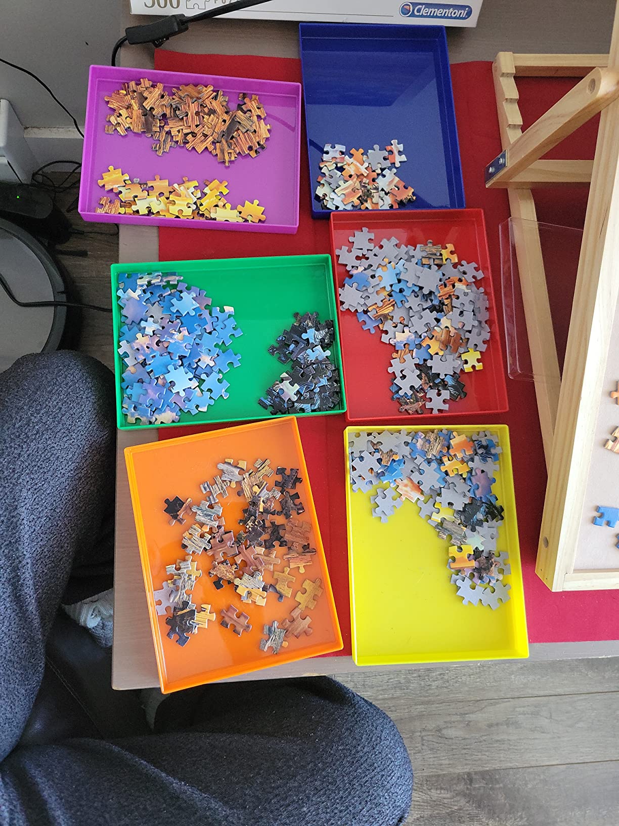 Bits and Pieces - Puzzle Stack-Em Sorting Trays - Puzzle Piece Sorter - Puzzle Gift, Puzzle ...