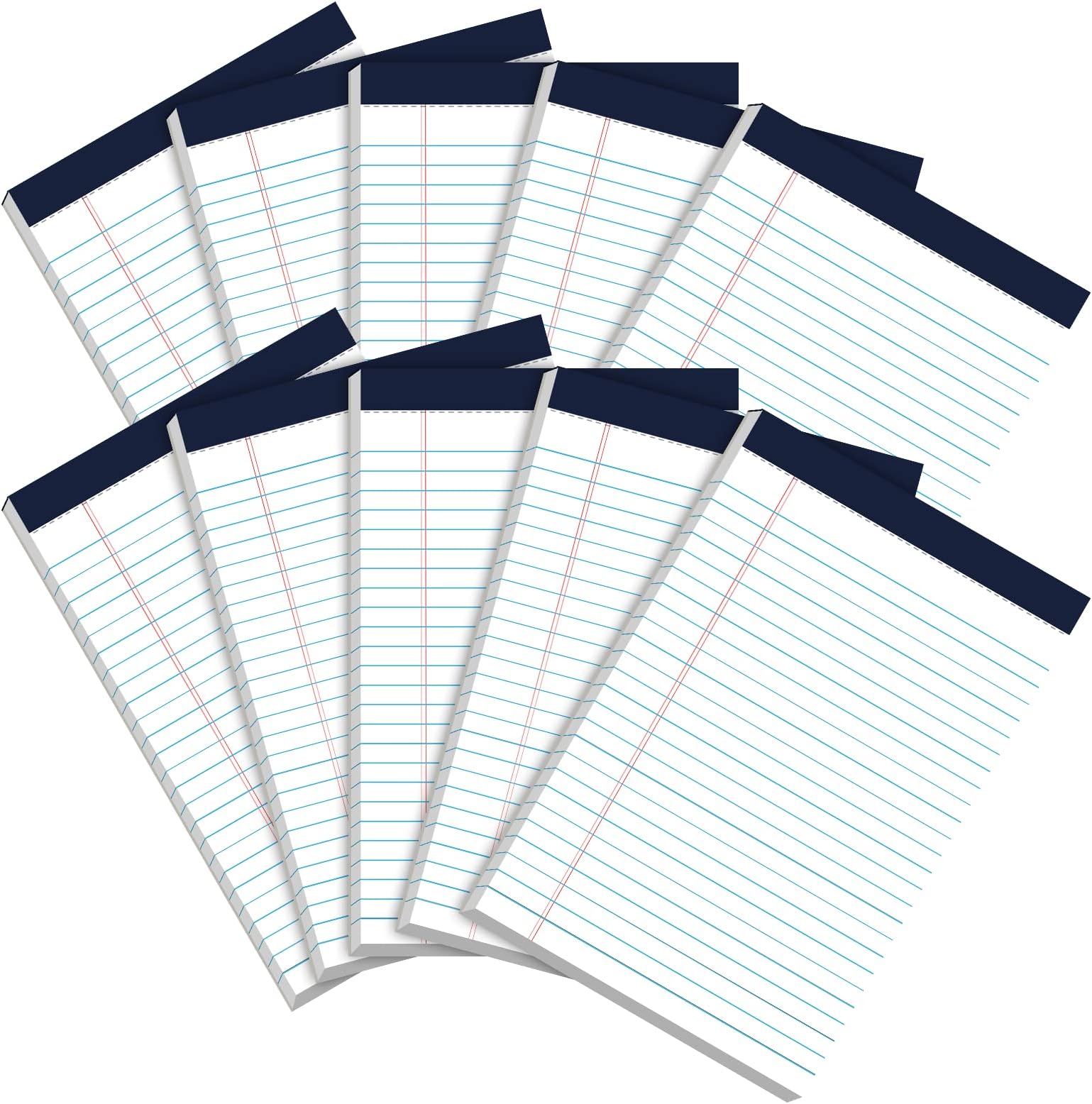 Amazon.com : Perforated Note Pads 3" x 5" 10 Pack, Small Notepad ...