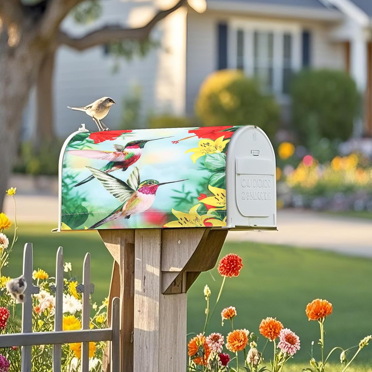 Amazon.com: Xeerrfan Bird Mailbox Covers Magnetic Standard Size, 18 x ...